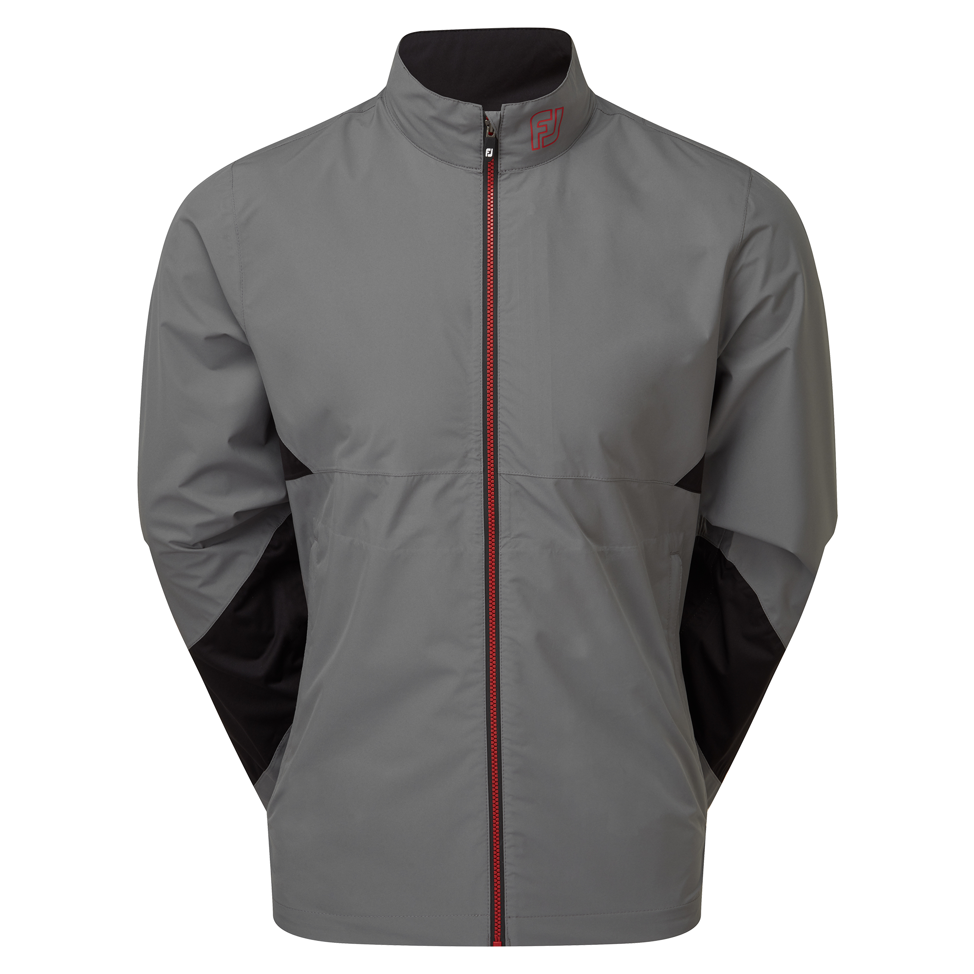 FootJoy HydroLite X Jacket Charcoal/Black/Red | Jackets | DIGITALGOLF
