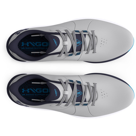 Under Armour Drive Pro SL Wide Gray/Capri/Midnight Navy | Spikeless ...